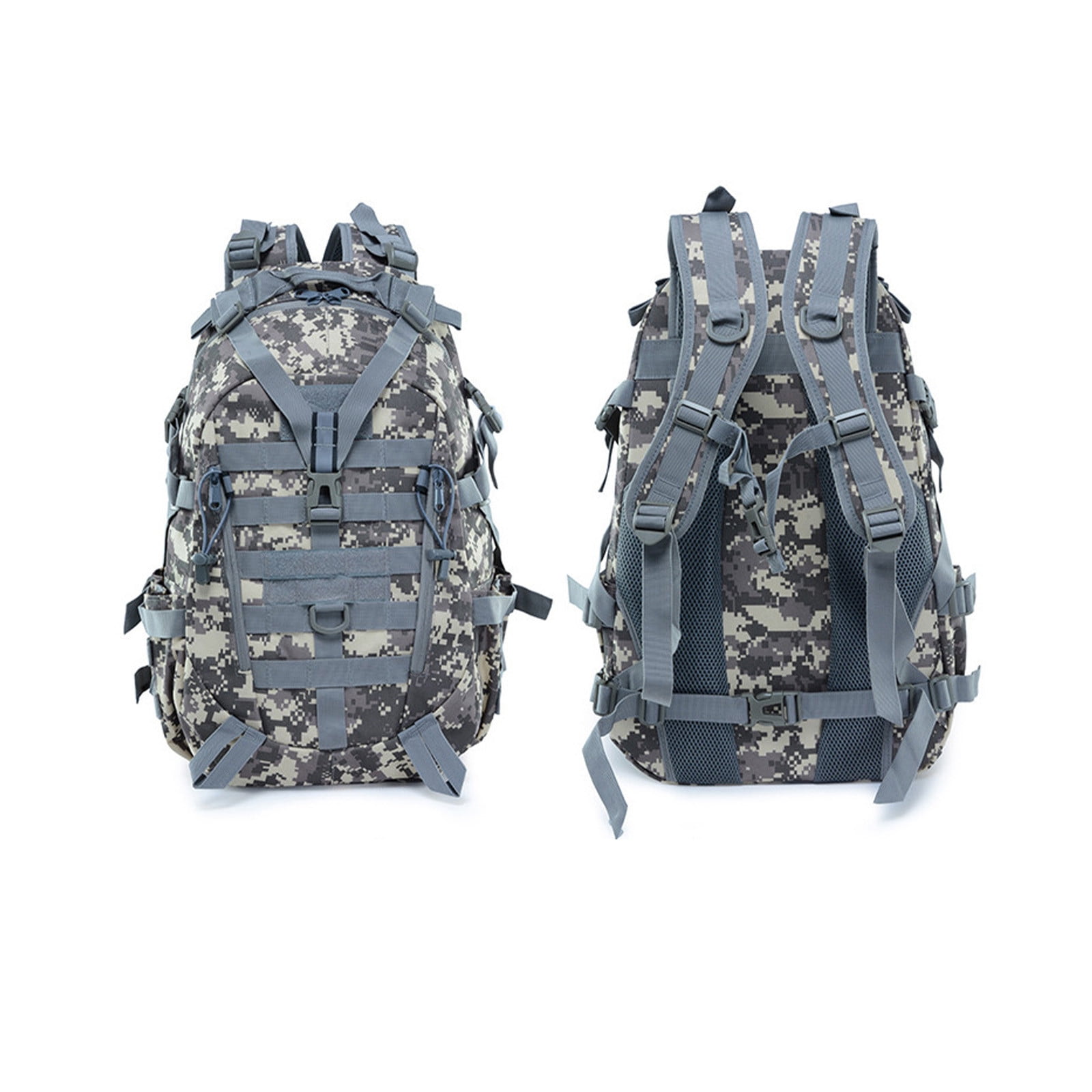 Camouflage Multi High Capacity Functional Backpack Pack Double Shoulder ...