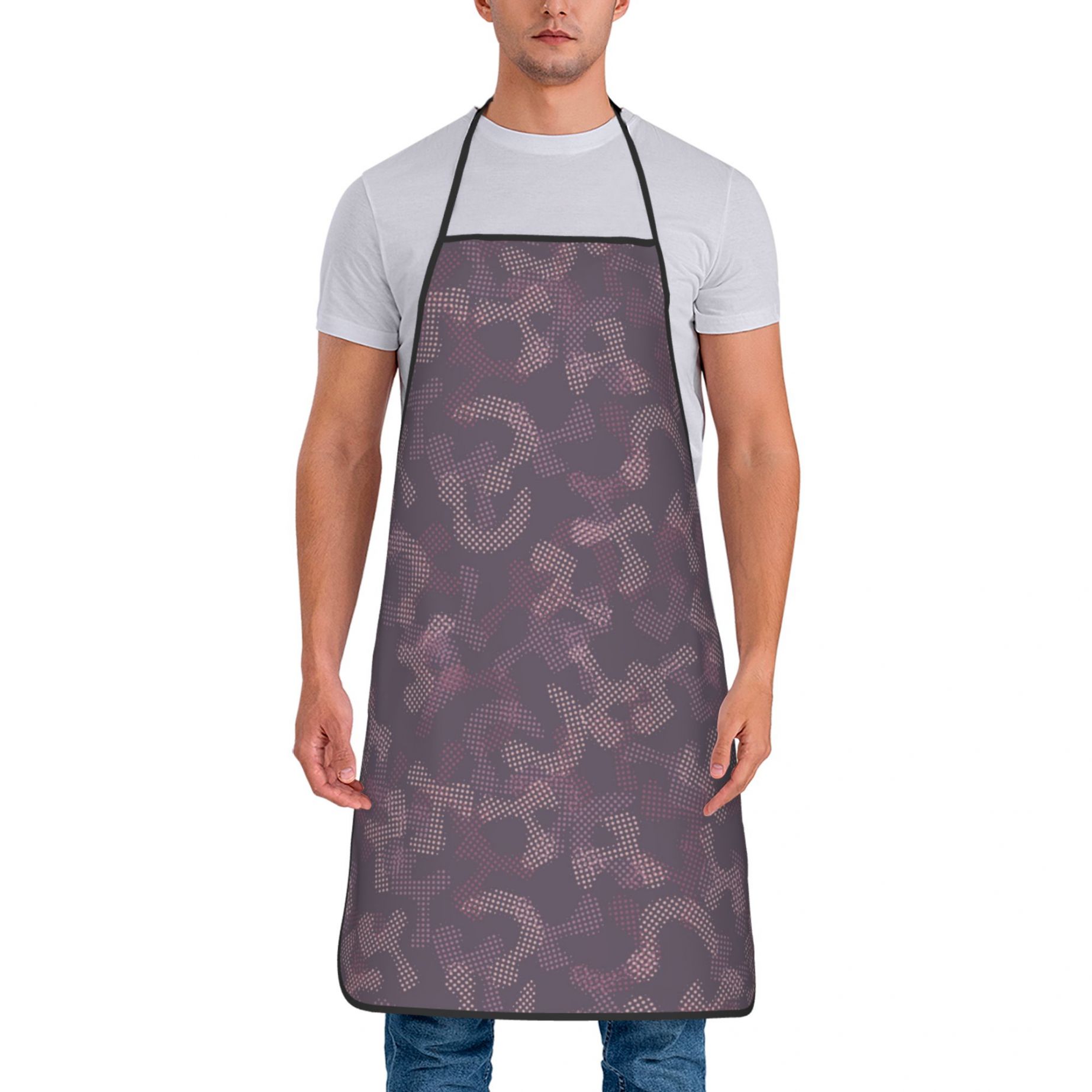 Camouflage Pattern Aprons for Women Men Waterproof Apron Kitchen Chef ...