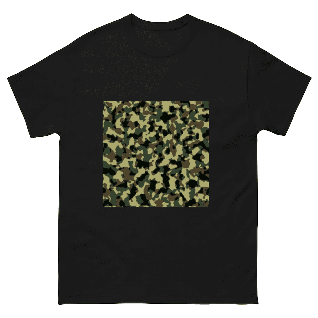 Camouflage Pattern Classic Military Tactical Design Unisex T-Shirt, for ...