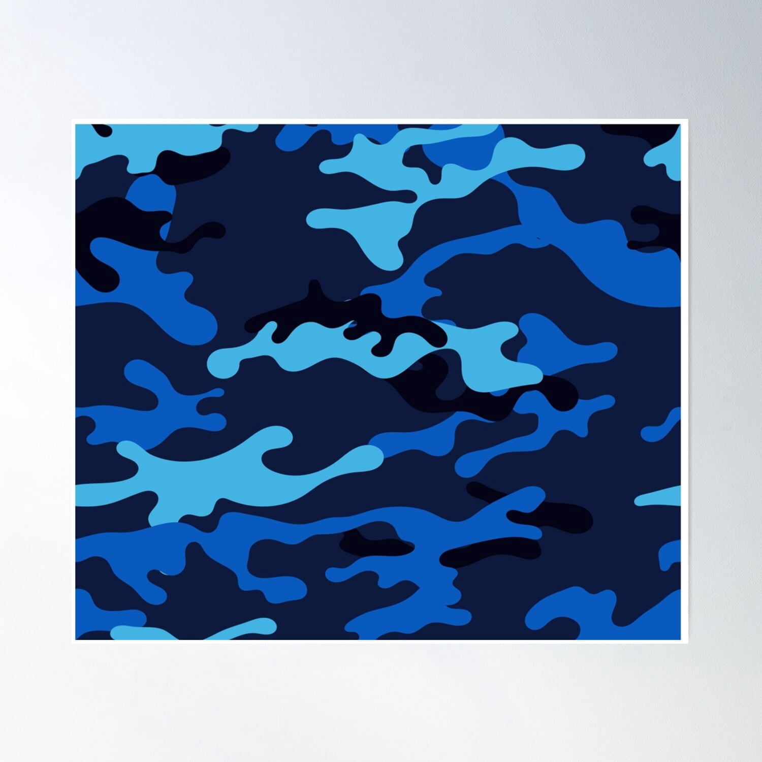 Camouflage Pattern Cool Army Dark Blue & Black Camo Print Color For ...