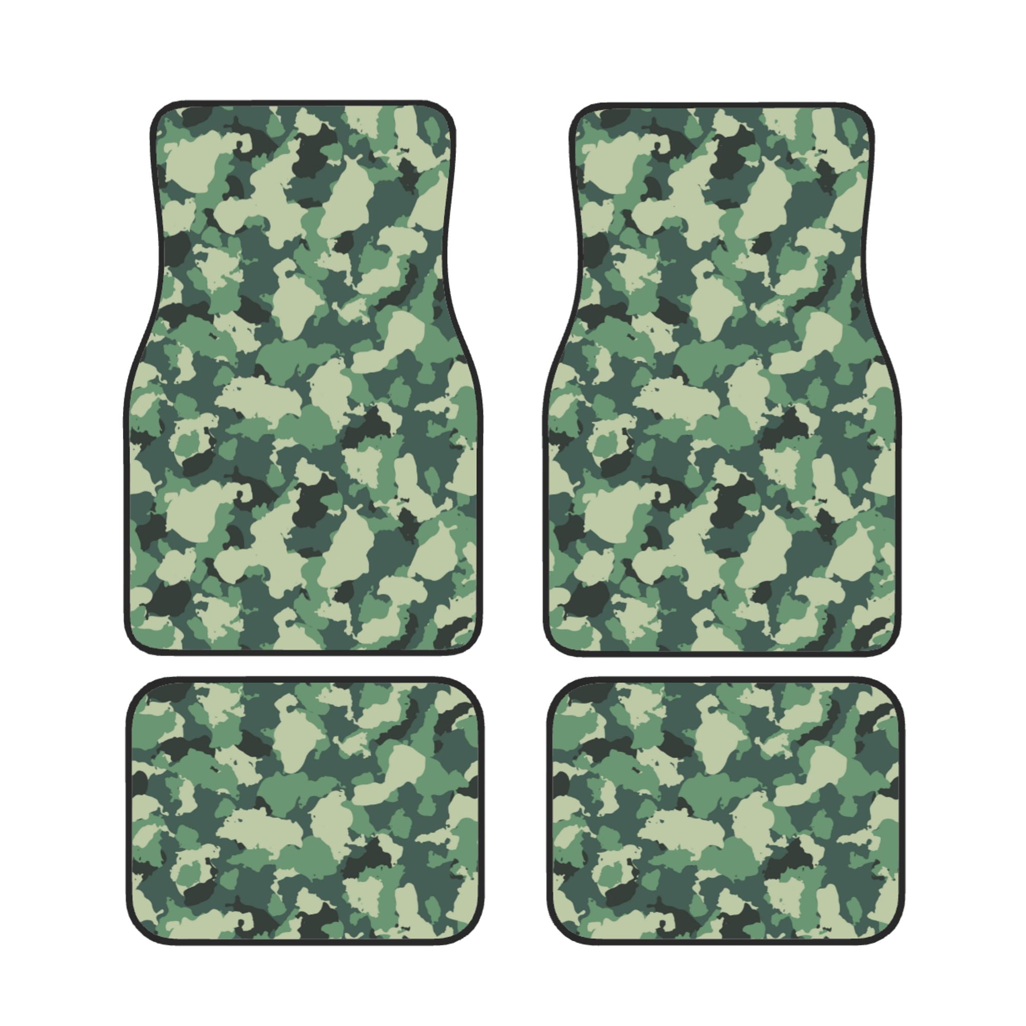 Camouflage Pattern Universal Fit Carpet Floor Mats For Car Suv Van ...