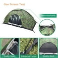 Lightweight Camo Survival Tent, UV Protected, Waterproof, for Camping ...