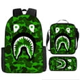 Camouflage Shark Backpack Large Capacity Lightweight Backpack 2026 New ...