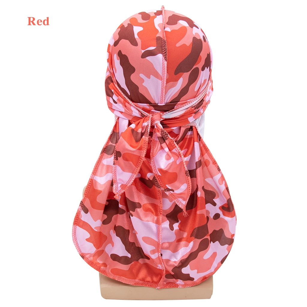 Camouflage Silky Durag - Multi Colour Options | Perfect for Waves ...