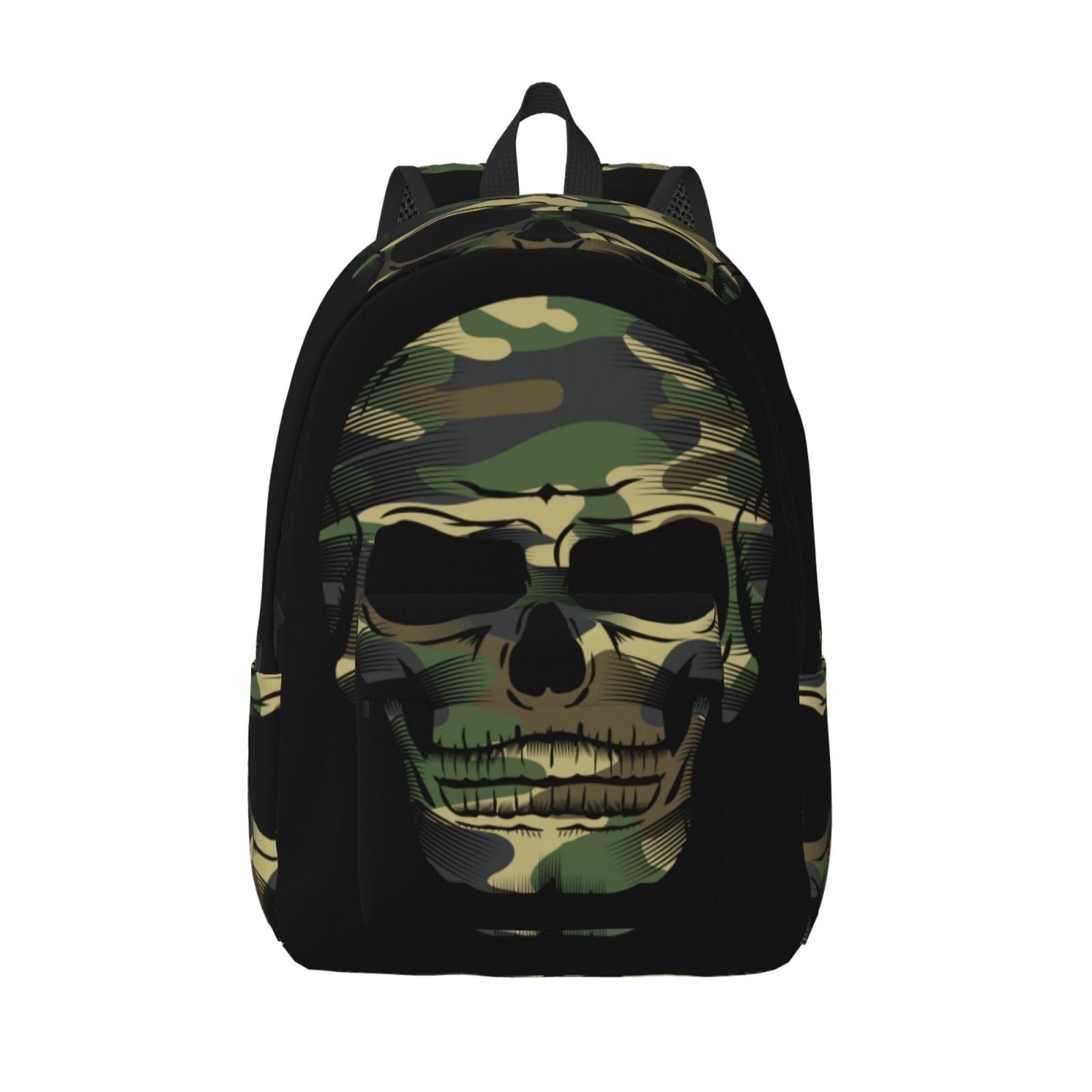 Camouflage Skull Kids School Backpack for Boys Girls,Travel Laptop ...