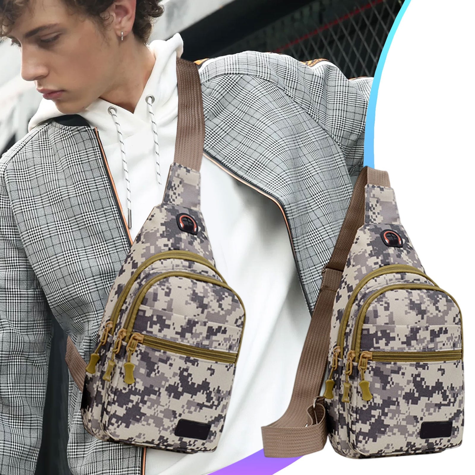 Camouflage Sling Bag | Military Chest Pack | Versatile Crossbody ...