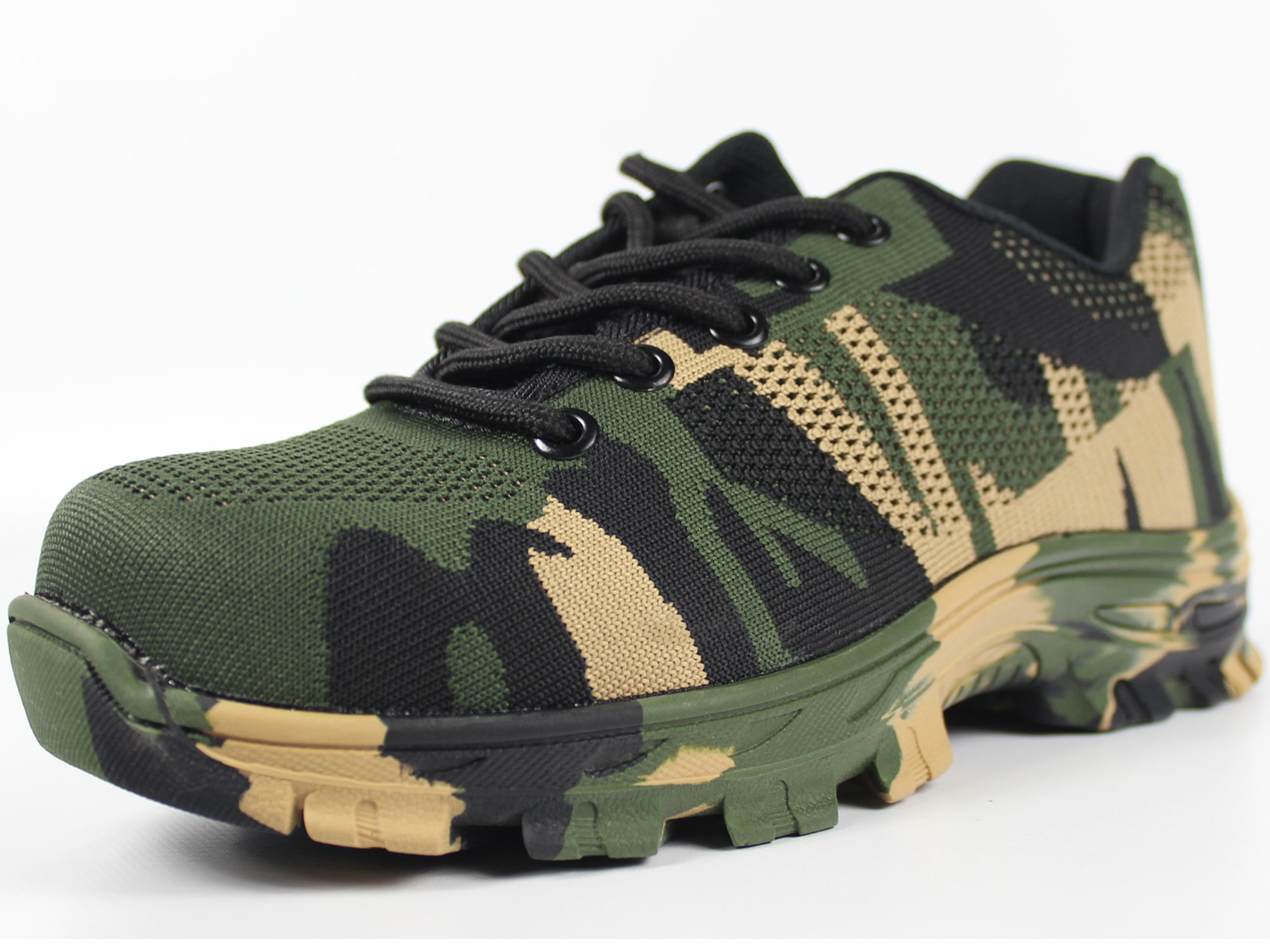 Camouflage Steel Toe Safety Shoes for Men Women Lightweight Work ...