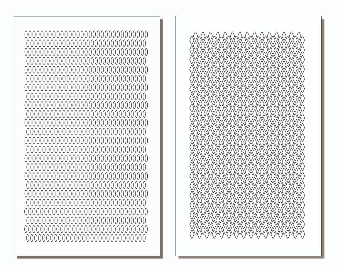 Camouflage Stencils Adhesive Duracoat Airbrush Spray Paint Ellipse ...