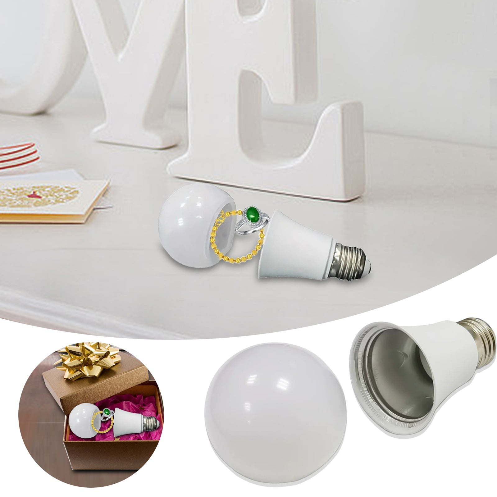 Camouflage Storage Light Bulb Storage Box Hot Hidden Private Creative ...