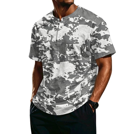 Camouflage T-shirt for Men Comfortable and Breathable Shirts for Men ...