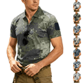 Camouflage Tactical Polo Shirt Mens Quick Dry Lightweight Breathable ...