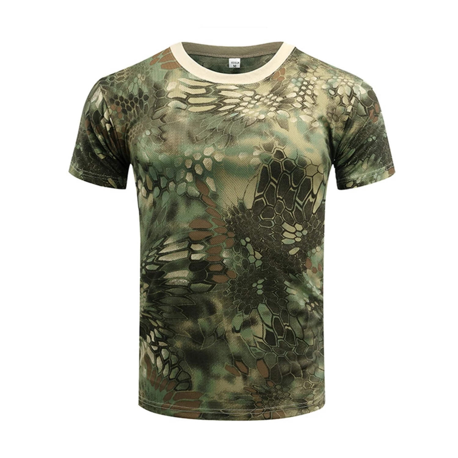 Camouflage Tactical Shirt Short Sleeve Men's Breathable Quick Dry ...