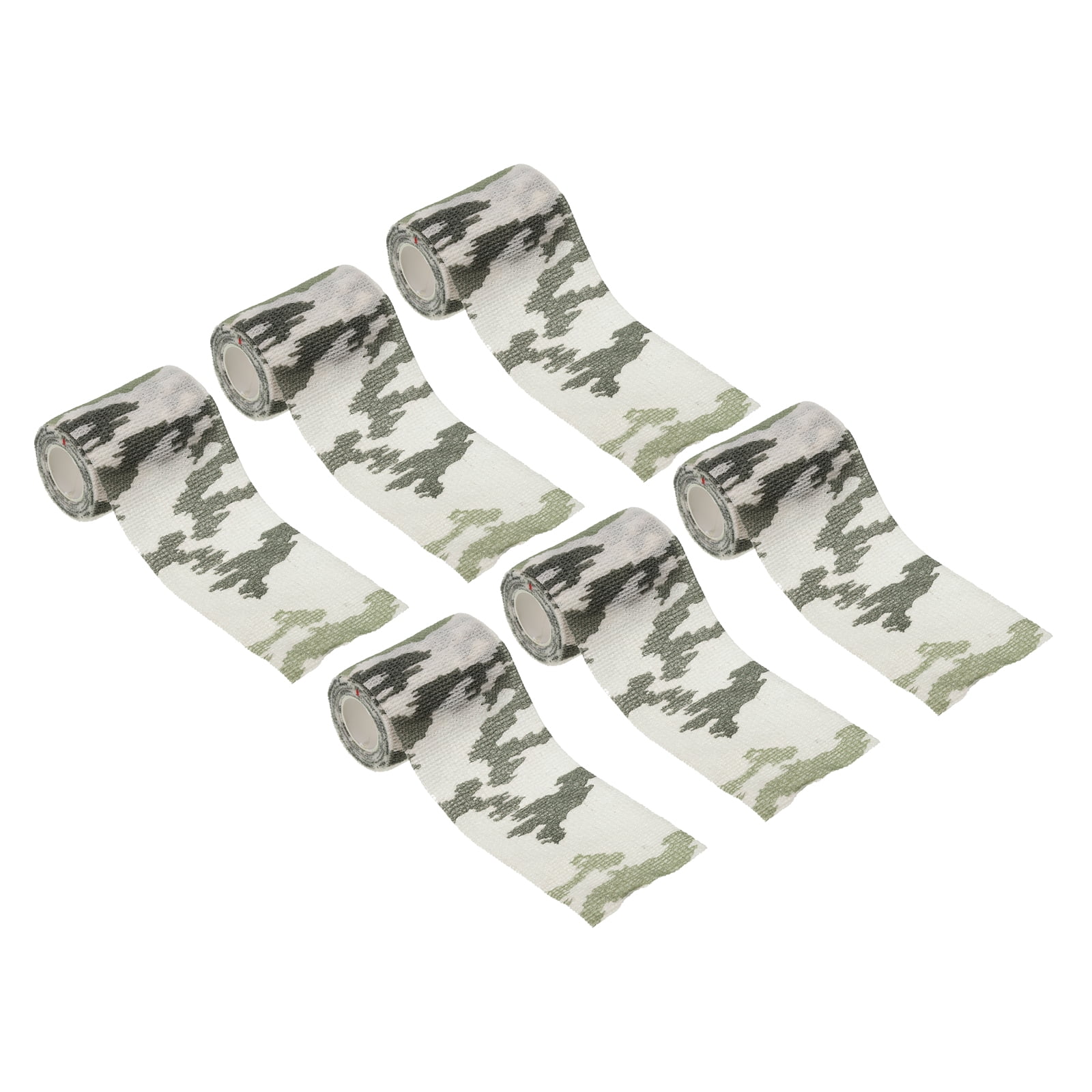 Camouflage Tape 3" x 5 Yards, 6 Pack Self Adhesive Camo Tape Wrap, Snow ...