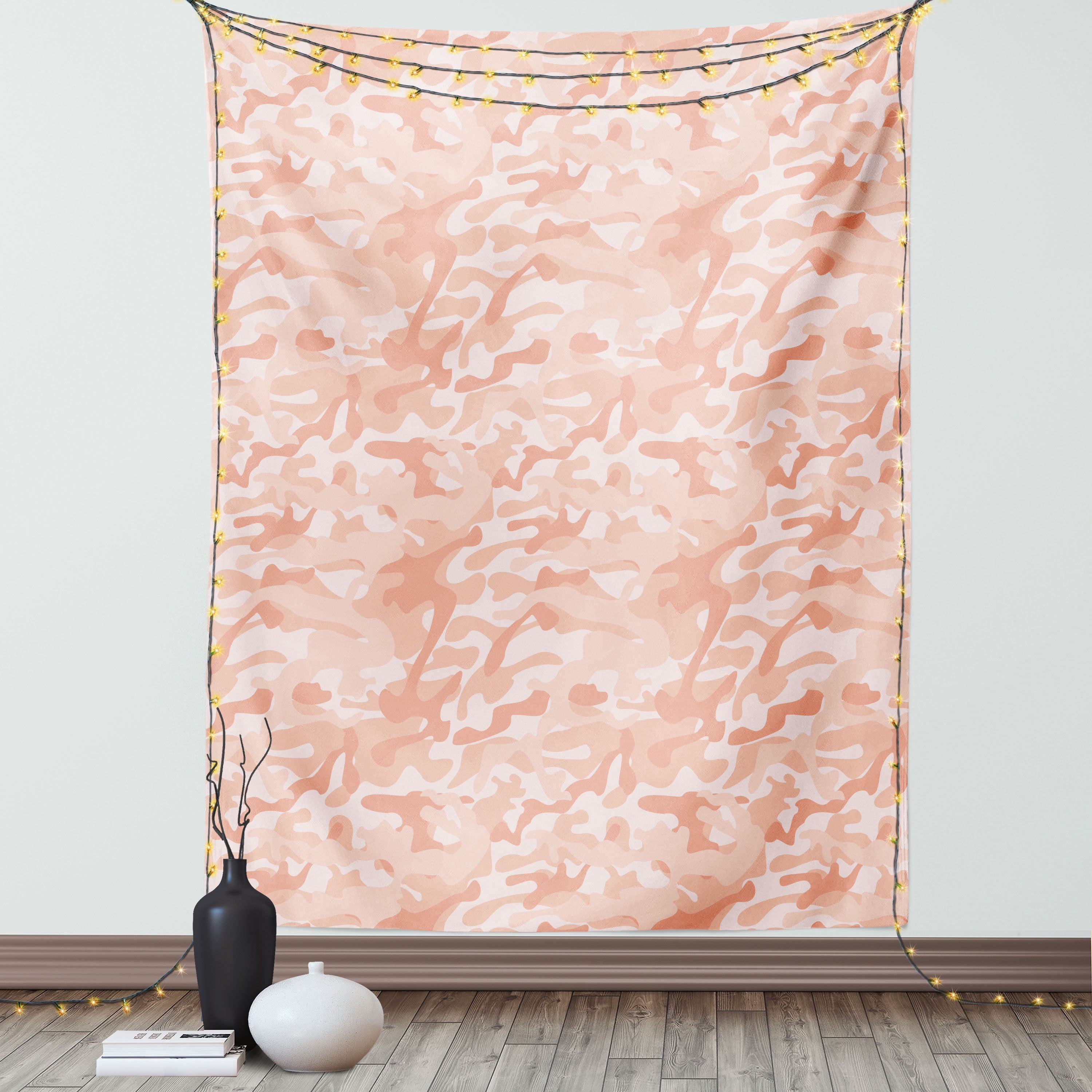 Camouflage Tapestry, Military Camouflage Pattern with Abstract Soft ...