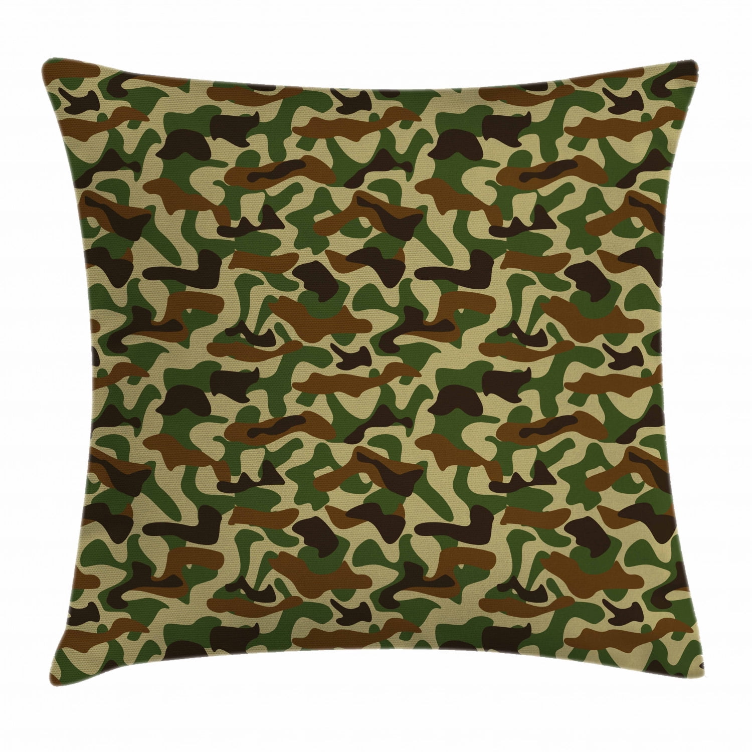 Camouflage Throw Pillow Cushion Cover, Military Squad Unit Uniform ...