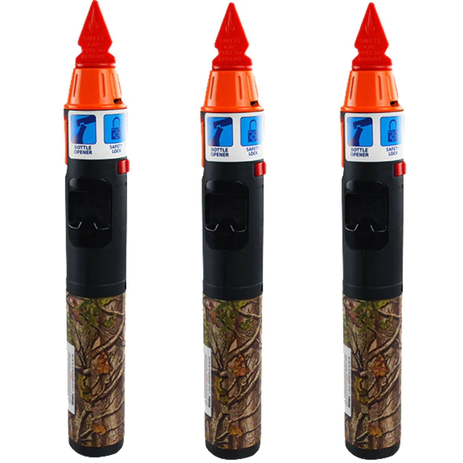Camouflage Turbo Blue Torch Stick Multi-Purpose Refillable Butane ...
