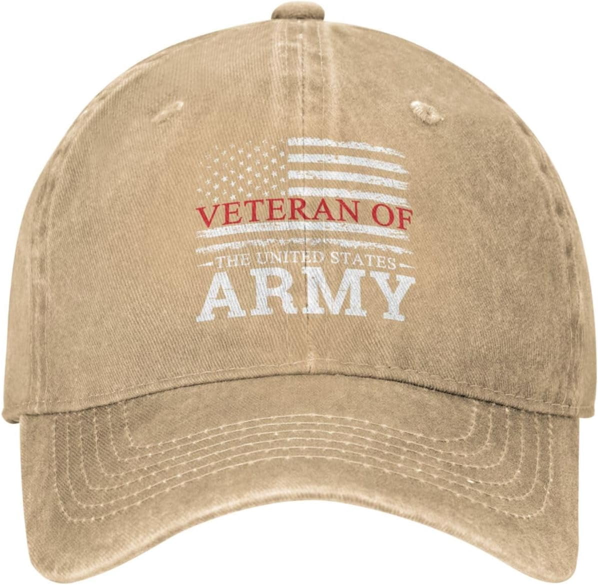 Camouflage Us Flag Veteran Mens Baseball Cap Veteran of The United ...