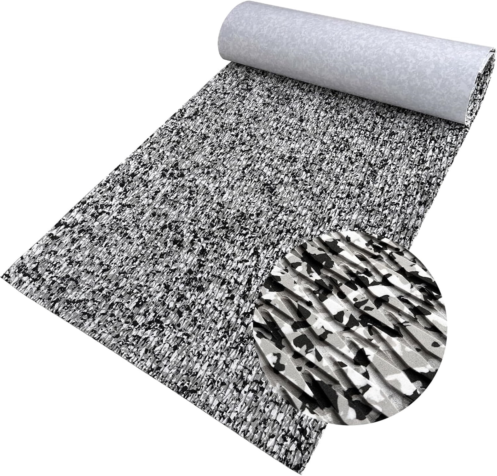 Camouflage boat floor, 47.3 "x23.6" EVA foam boat deck, camouflage boat ...