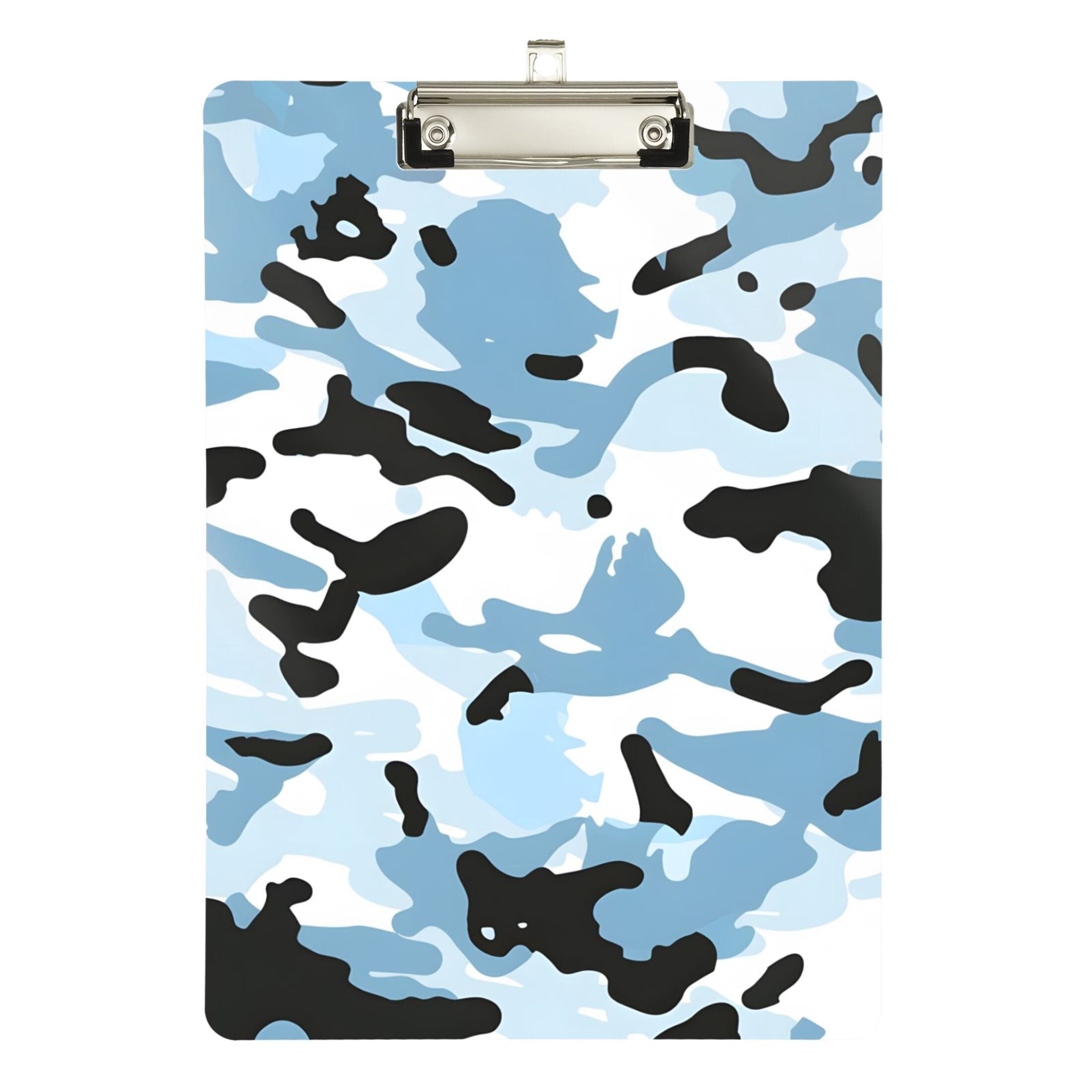 Camouflage in Blue White and Black Acrylic Clipboard Drawing Board ...