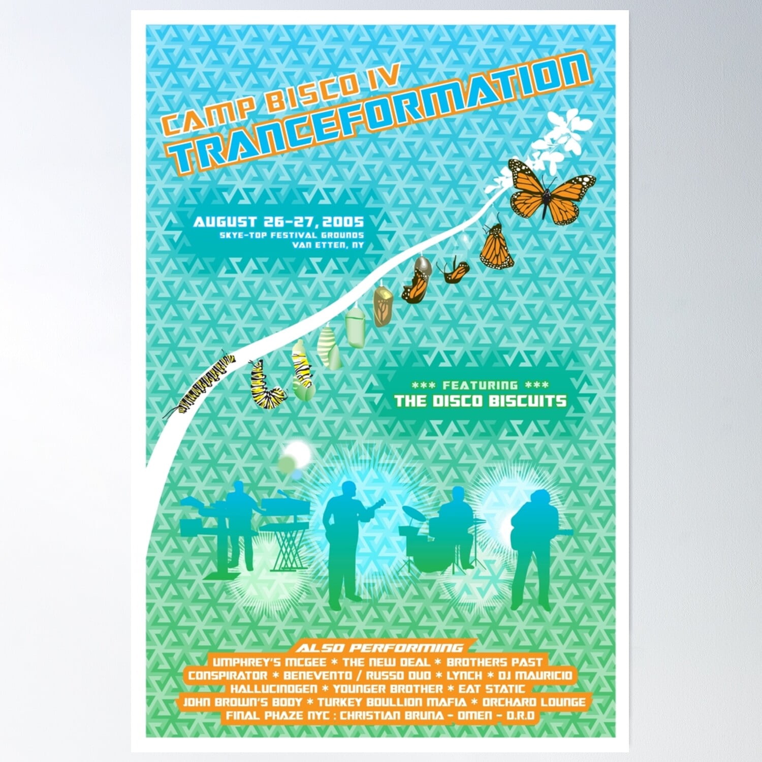 Camp Bisco 4 Poster - Tranceformation Poster Wall Art, Modern Wall ...