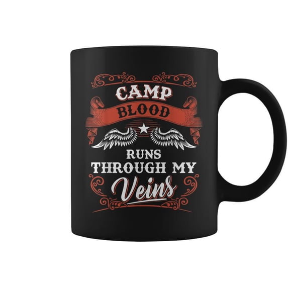 Camp Blood Runs Through My Veins Family Christmas Coffee Mugs - Walmart.com