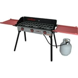 Camp Chef Pro 90X Three-Burner Outdoor Propane Stove with Folding Legs ...