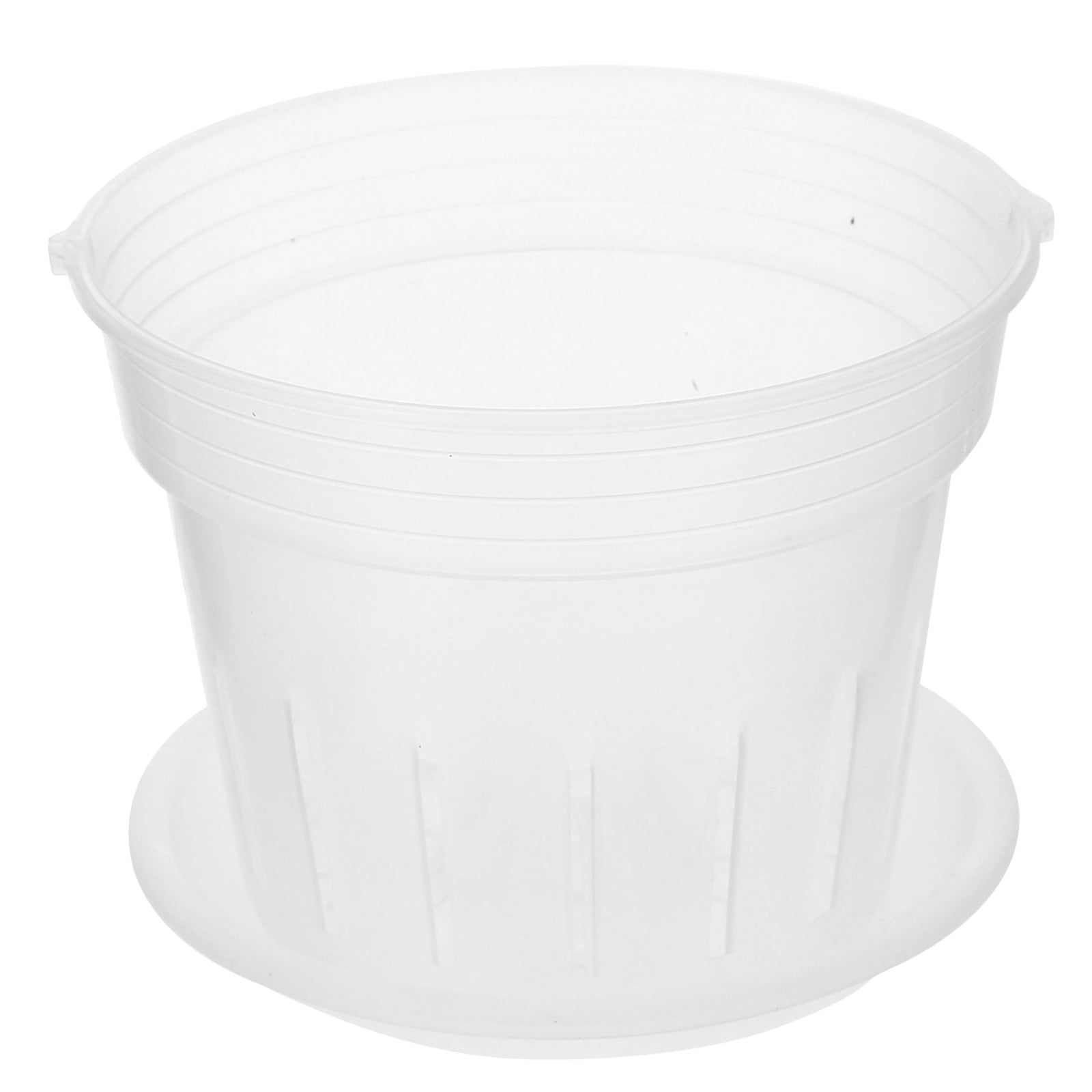 Camp Clear Plastic Flower Pot Good Texture Pots Infiltration Design ...