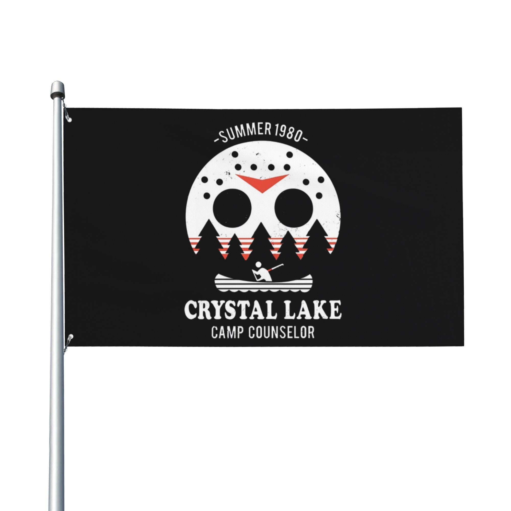 Camp Crystal Lake Counselor Flag Outdoor Decorative Flag Garden Flag ...