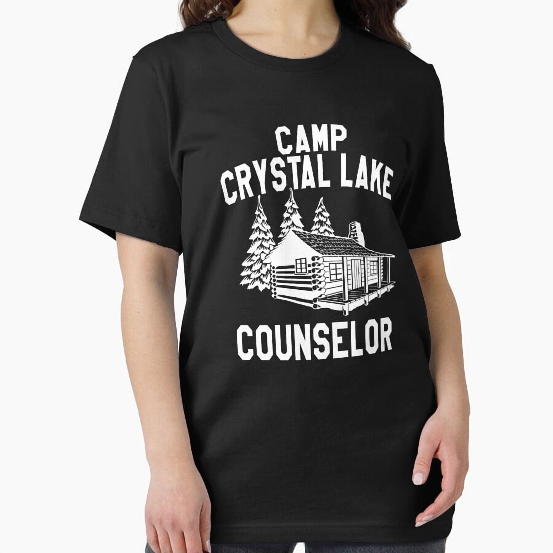 Camp Crystal Lake Counselor Funny Slasher Movie Graphic H23559 T-Shirt ...