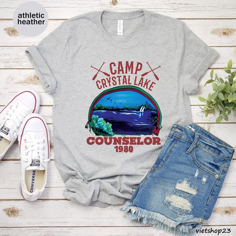 Camp Crystal Lake Counselor Tee – Camp Life Camping Gift Shirt ...