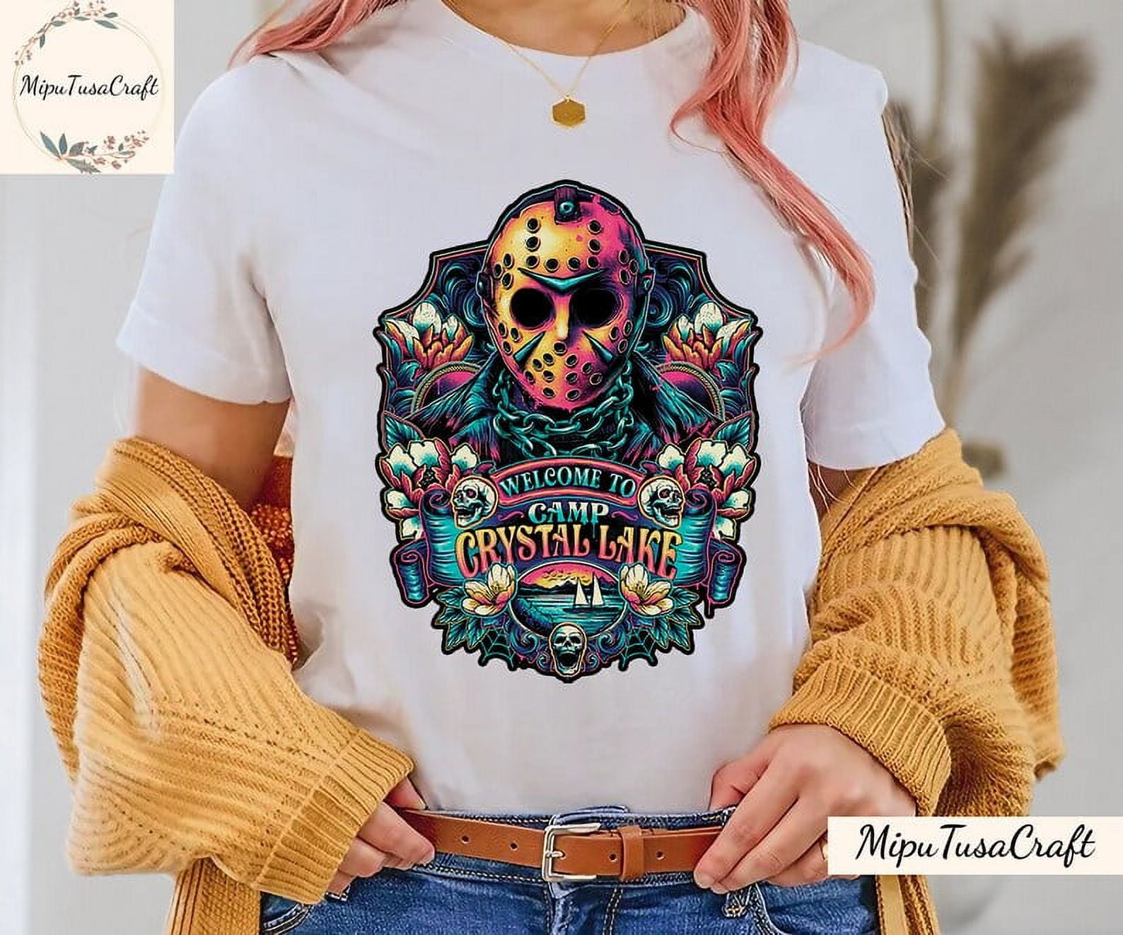 Camp Crystal Lake Shirt, Friday the 13th Jason Voorhees Shirts, Horror ...