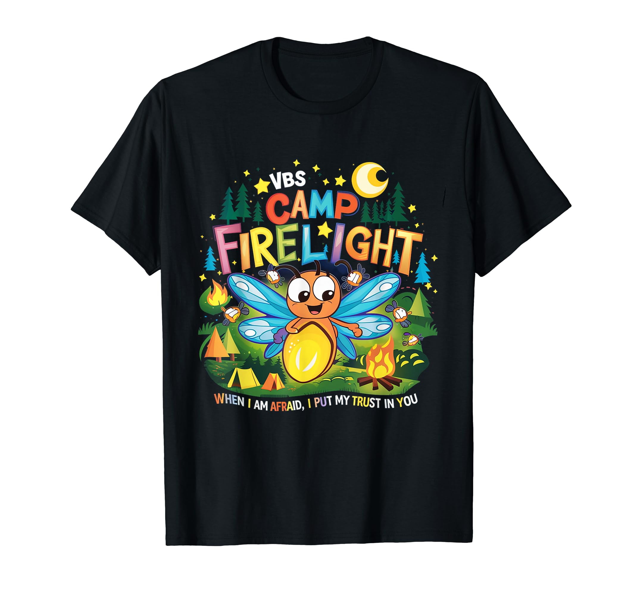 Camp Firelight VBS Camp Vacation Bible School Firework 2024 T-Shirt ...