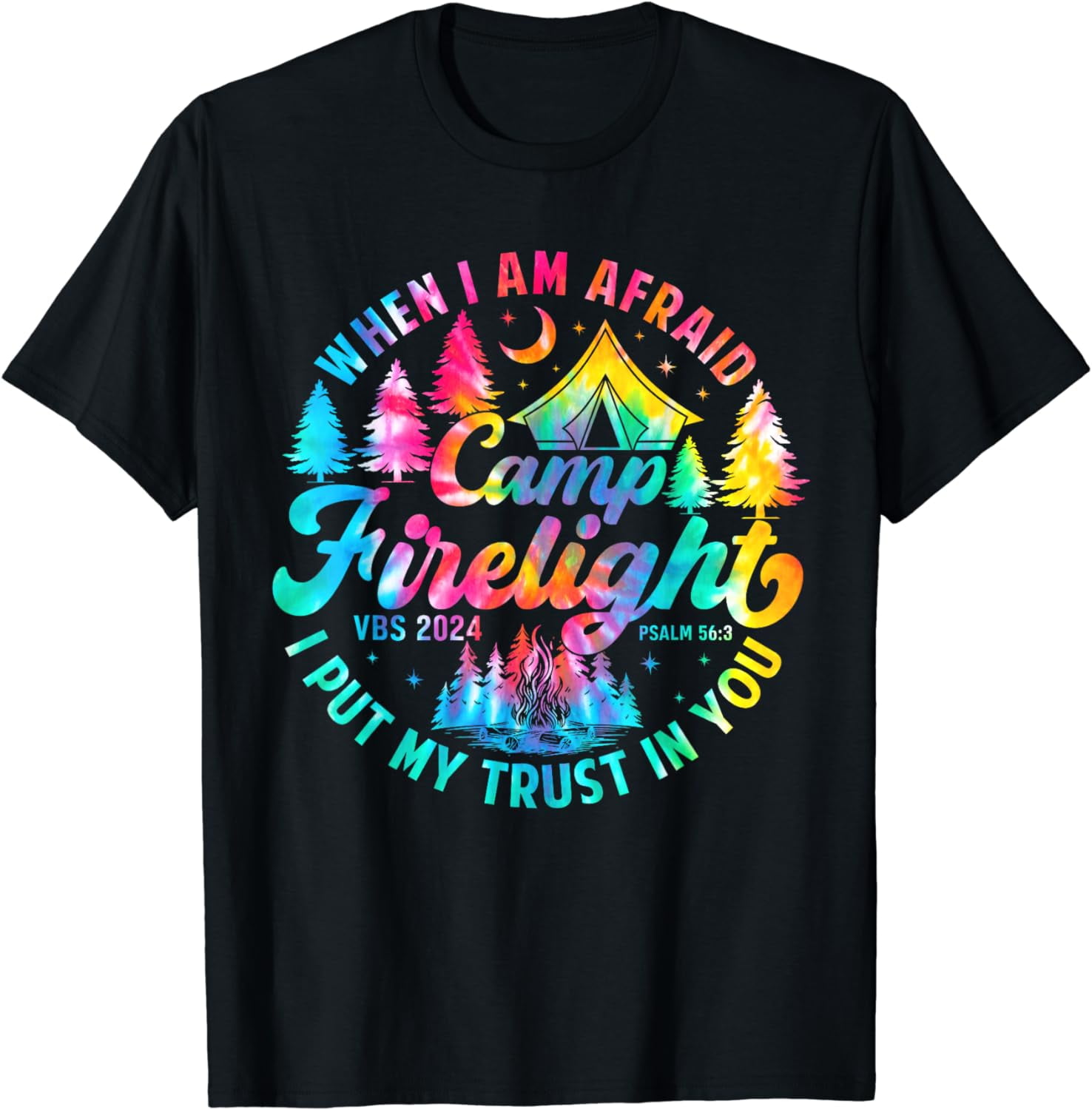 Camp Firelight Vacation Bible School 2024 Christian Camp T-Shirt ...