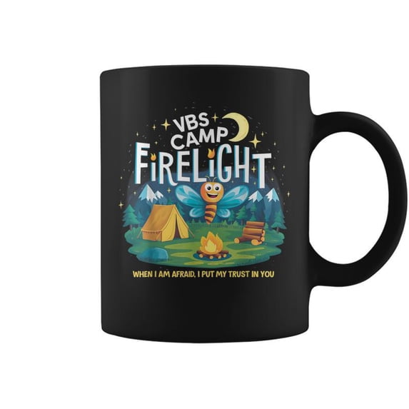 Camp Firelight Vbs Camp Vacation Bible School Firework 2024 Coffee Mugs ...