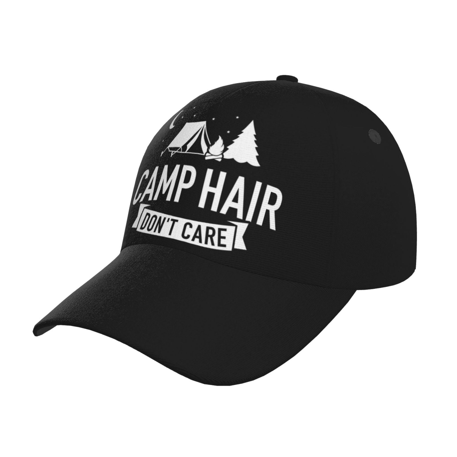 Camp Hair Don'T Care Camping Baseball Cap - Walmart.com