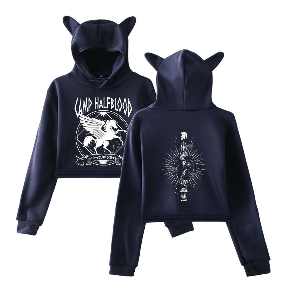 Camp Half-Blood Chronicles Merch Cat Ear Hoodie – Women’s Pullover ...