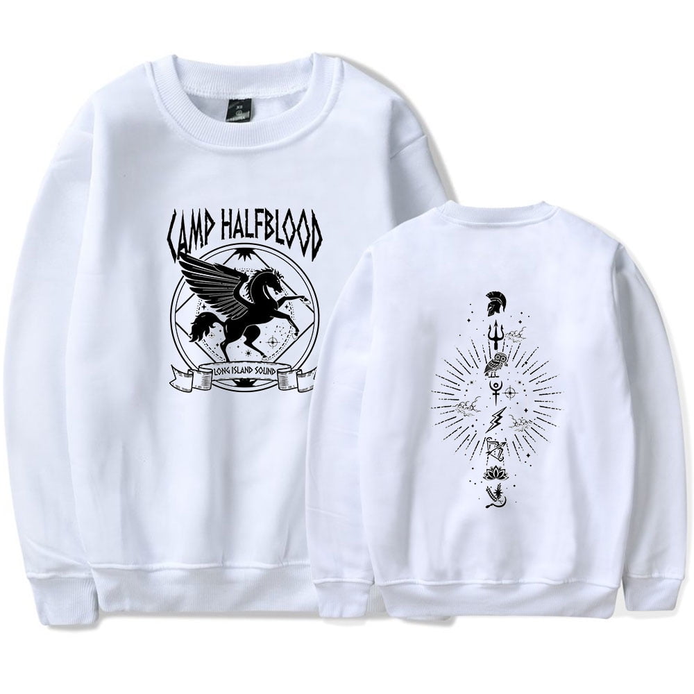 Camp Half-Blood Chronicles Merch Crewneck Sweatshirt – Unisex Long Sleeve Pullover for Fantasy ...
