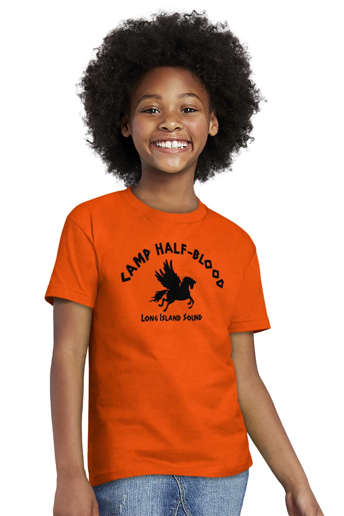 Camp Half Blood Greek Mythology Crewneck T Shirts Boy Girl Teen Brisco ...