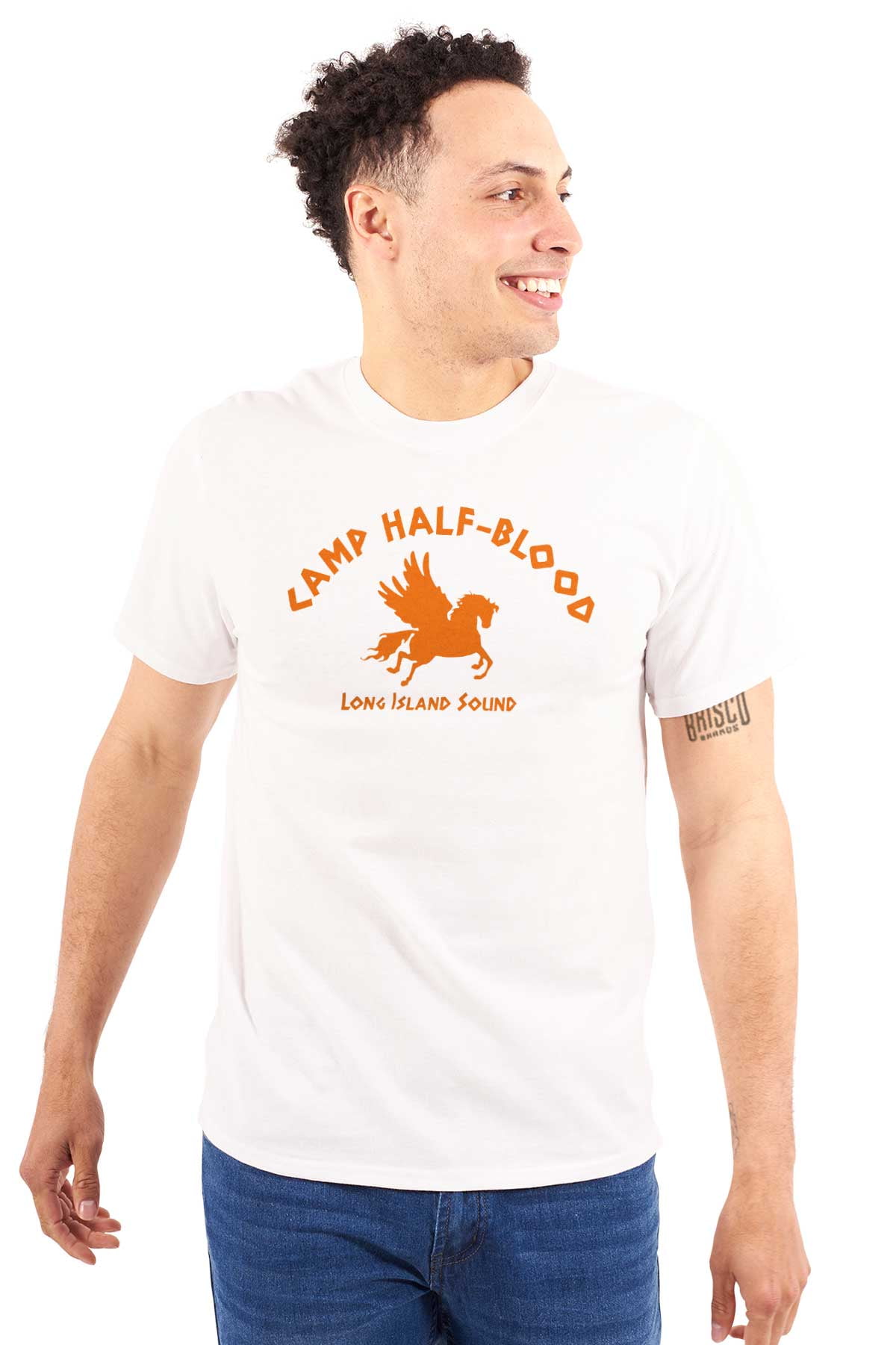 Camp Half Blood Greek Mythology Men's Graphic T Shirt Tees Brisco ...