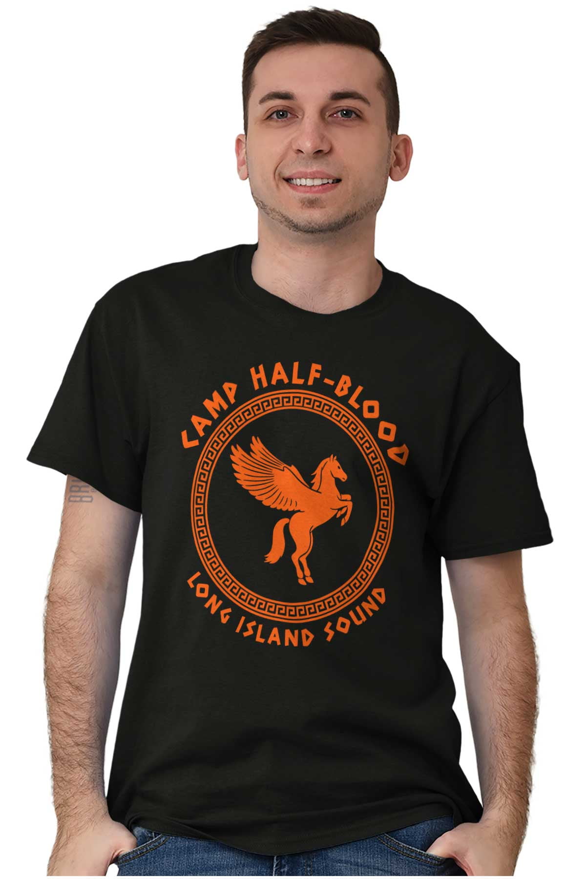 Camp Half Blood Greek Mythology Men's Graphic T Shirt Tees Brisco ...