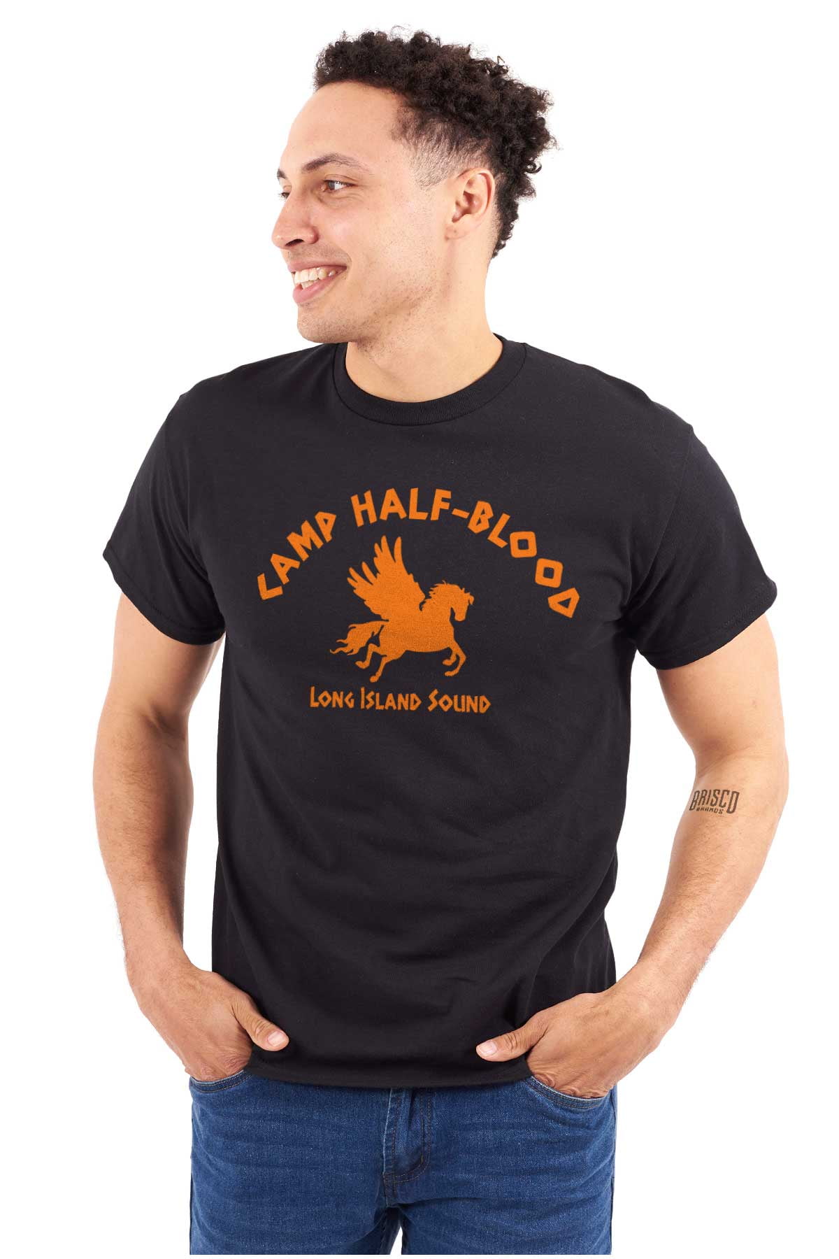Camp Half Blood Greek Mythology Plus Size Crewneck Graphic Tee Shirt ...