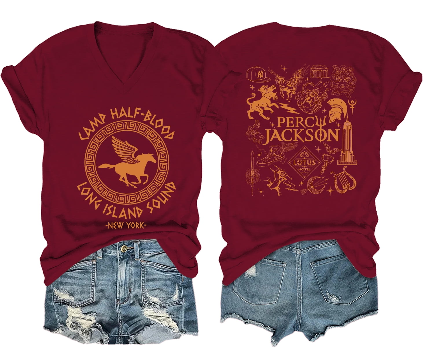 Camp Half Blood V Neck Shirt, Camp Half Blood TShirt, Percy Jackson ...