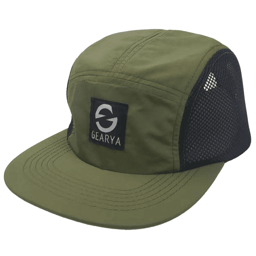 Camp Hat 5 Panel Lightweight, Shallow Fit with Buckle Closure for Men ...