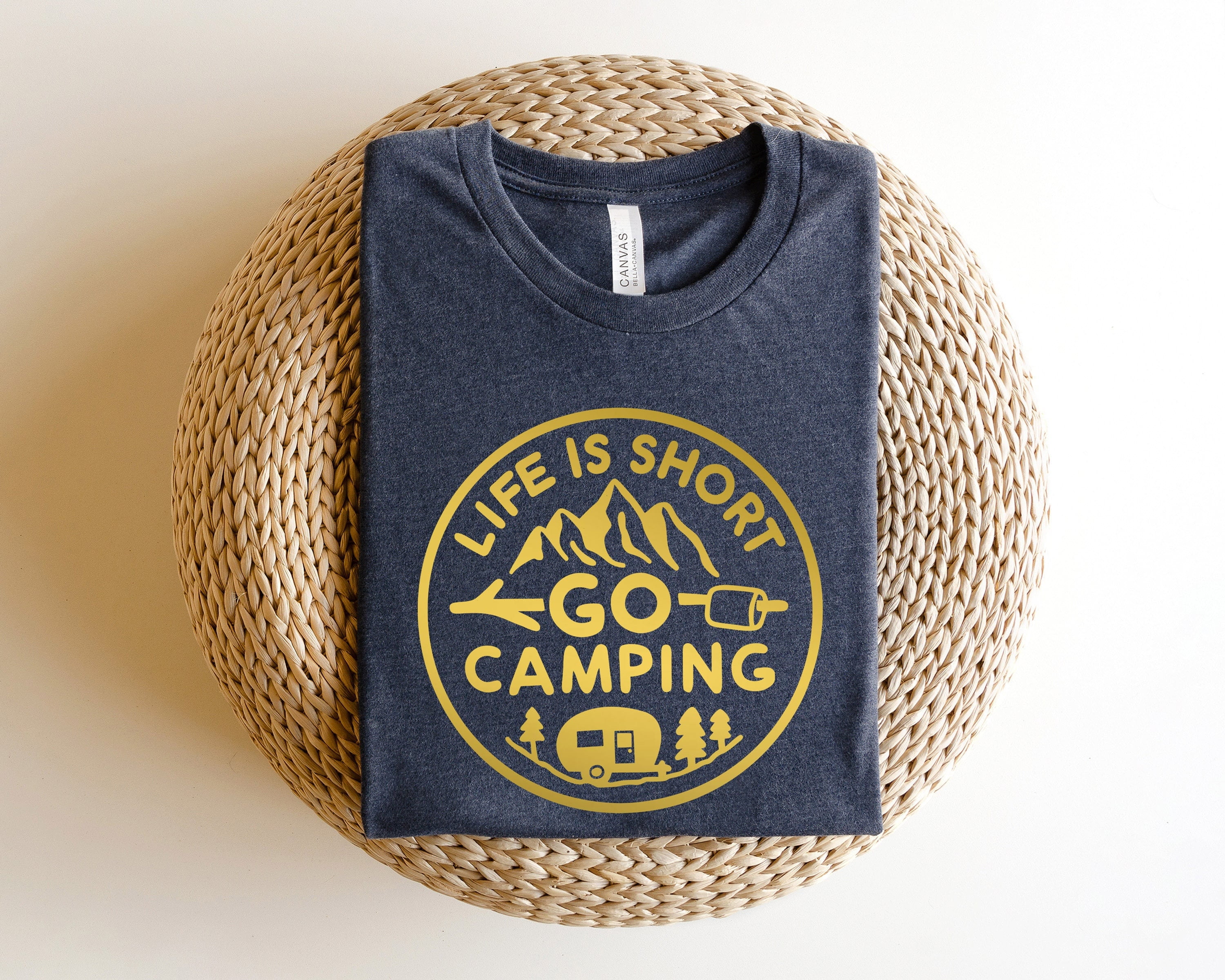 Camp Life Shirt, Camp Shirt, Camp Life Leopard Shirt, Camping Crew ...