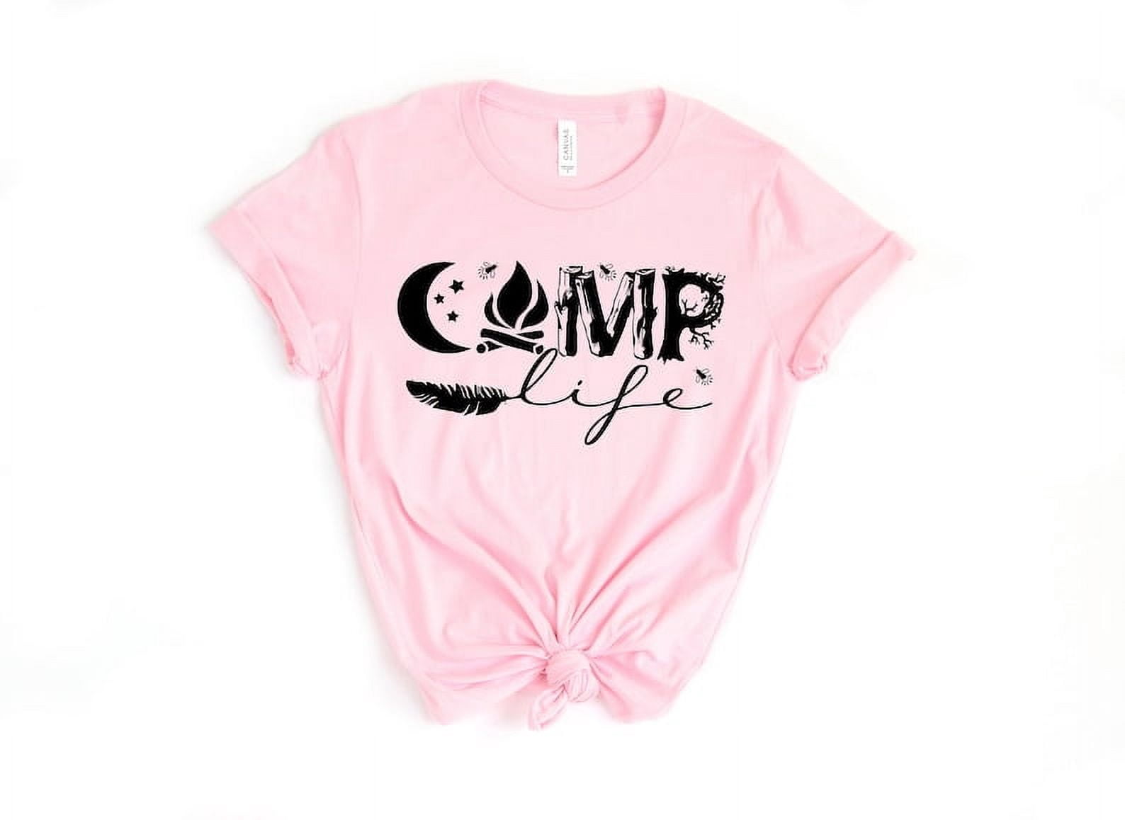 Camp Life Summer Travel Vacation T-Shirt - Walmart.com