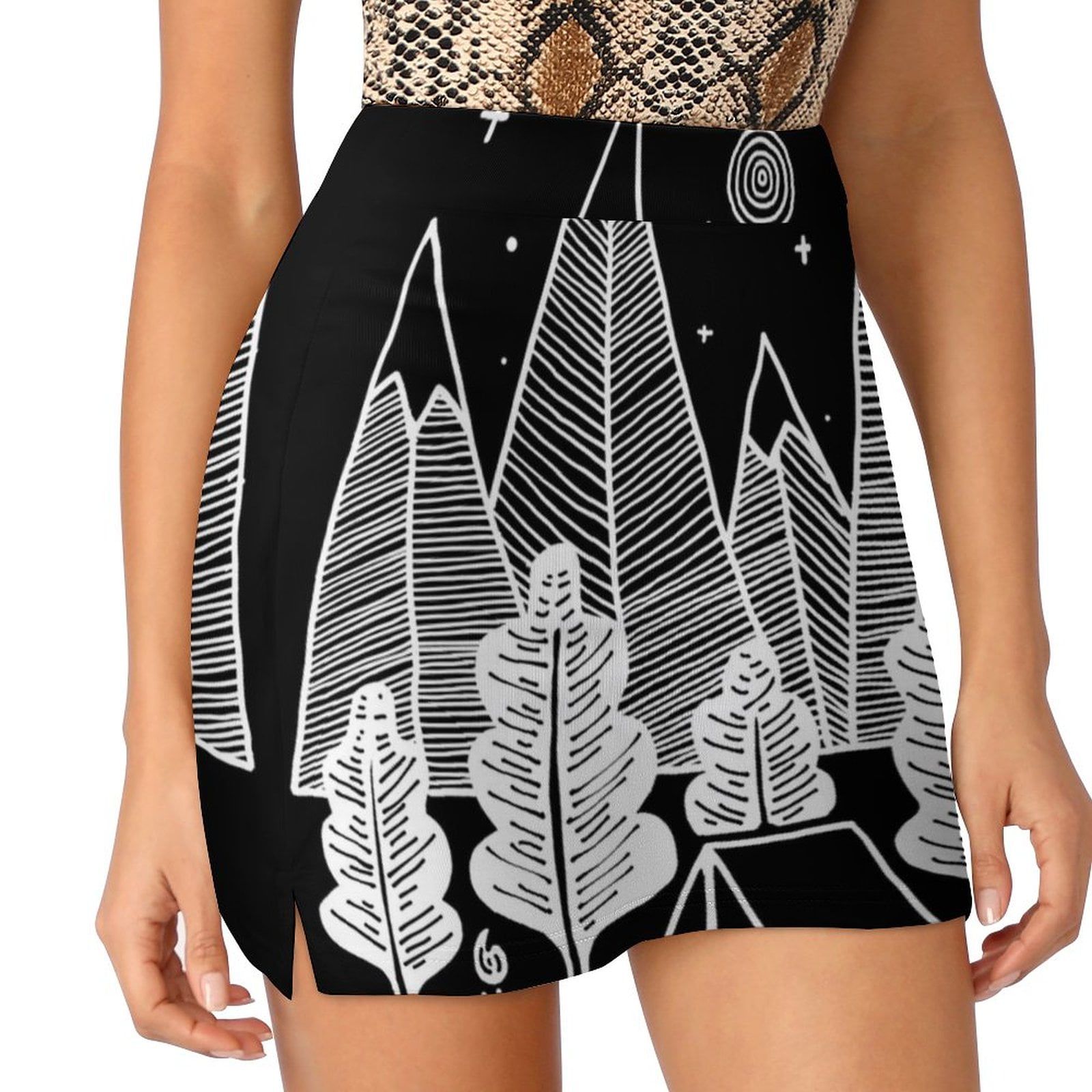 Camp Line Skirts Woman Fashion 2025 Pant Skirt Mini Skirts Office Short ...