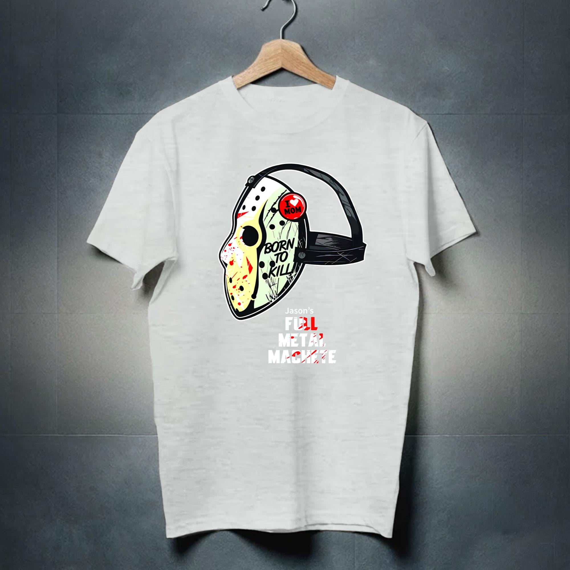 Camp Masked Killer Parody Shirt, Horror and War Movie Mashup Graphic ...