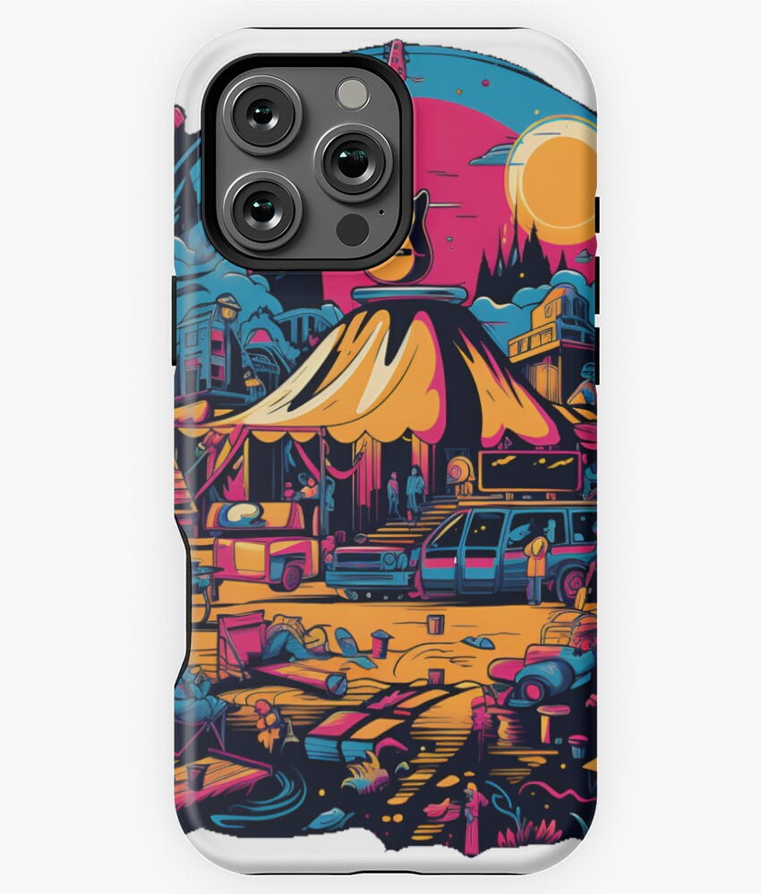 Camp Music Festival Outdoor Concert Phone Case for iPhone 16 15 14 13 ...