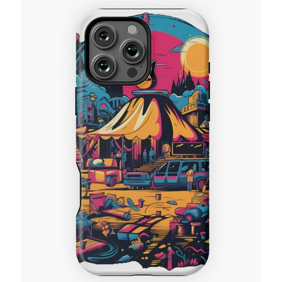 Camp Music Festival Outdoor Concert Phone Case for iPhone 16 15 14 13 ...