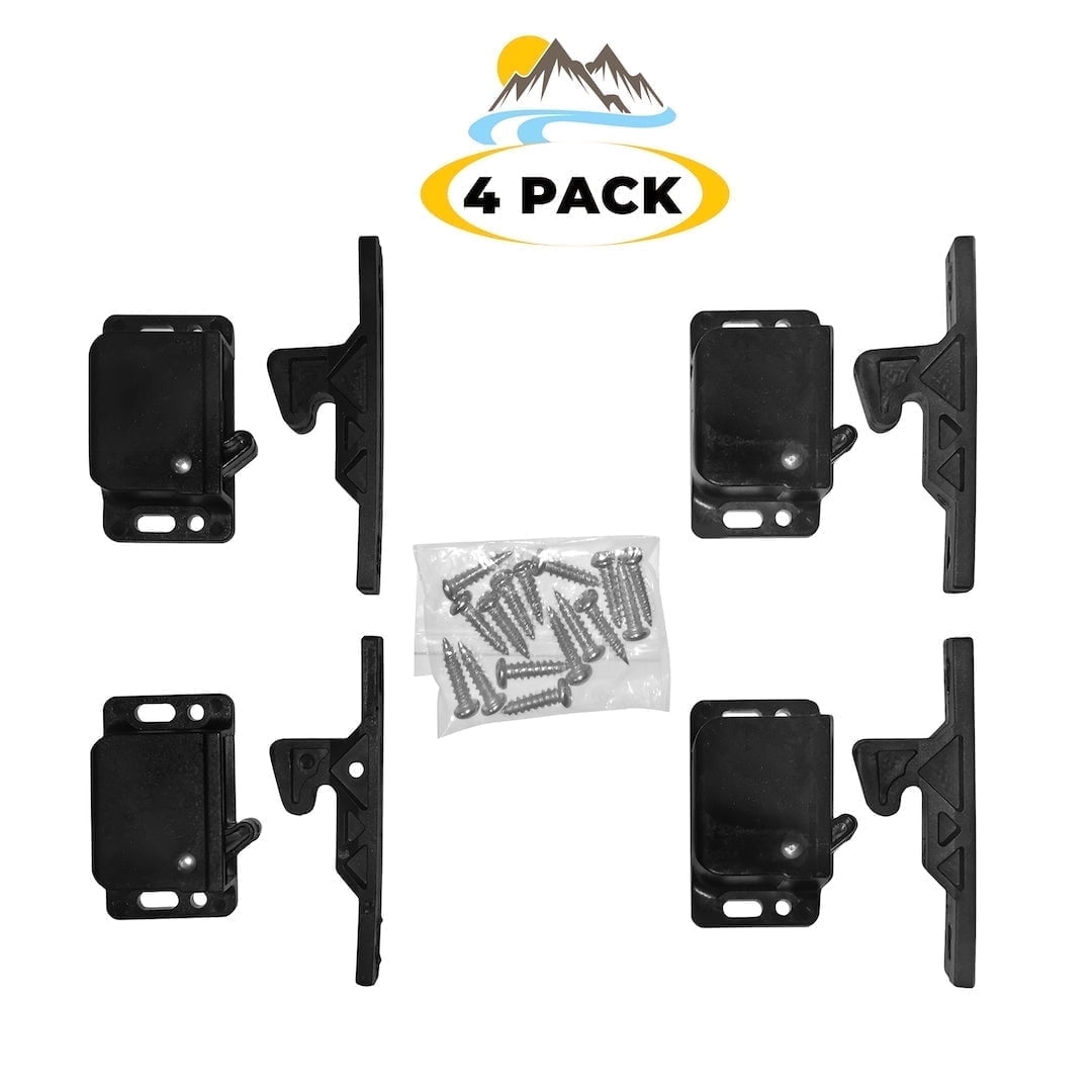 Camp'N, RV Cabinet Door Latch, 4 Pack, RV Drawer Locks and Catches ...